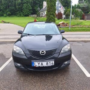 Black Mazda 3 2005 in Utena, with an engine capacity of 1.60 L and mileage of 216 thousand km for 1400 €, photo 3 on AUTOMOTO.COM.LV