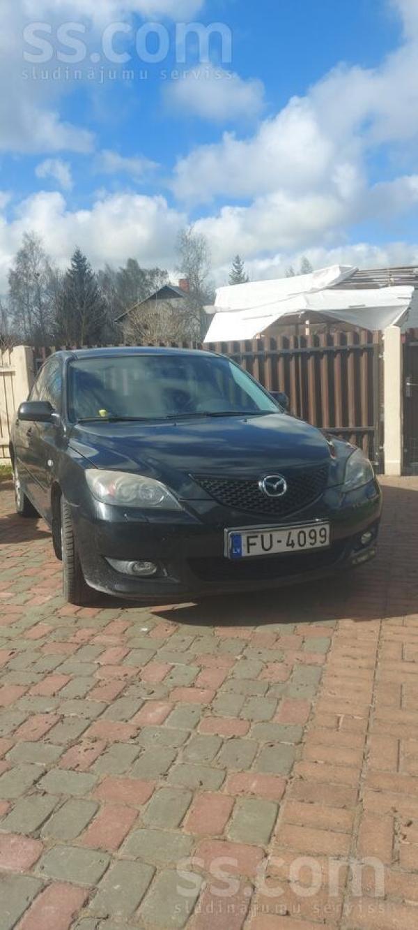 Melns Mazda 3 2006 Rīga, ar dzinēja tilpumu 1.60 L un nobraukumu 0 tūkst. km par 1500 €, foto 5 vietnē AUTOMOTO.COM.LV