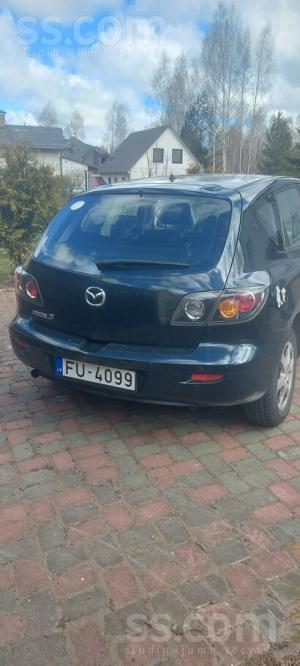 Melns Mazda 3 2006 Rīga, ar dzinēja tilpumu 1.60 L un nobraukumu 0 tūkst. km par 1500 €, foto 3 vietnē AUTOMOTO.COM.LV