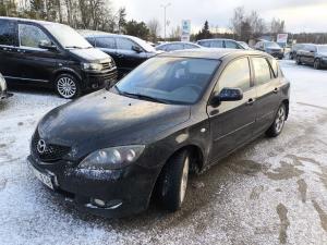 Melns Mazda 3 2007 Tukums, ar dzinēja tilpumu 1.60 L un nobraukumu 340 tūkst. km par 600 €, foto  vietnē AUTOMOTO.COM.LV
