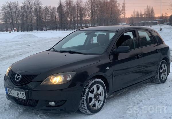 Melns Mazda 3 2007 Tukums, ar dzinēja tilpumu 1.60 L un nobraukumu 320 tūkst. km par 925 €, foto 2 vietnē AUTOMOTO.COM.LV