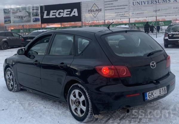 Melns Mazda 3 2007 Tukums, ar dzinēja tilpumu 1.60 L un nobraukumu 320 tūkst. km par 925 €, foto 3 vietnē AUTOMOTO.COM.LV