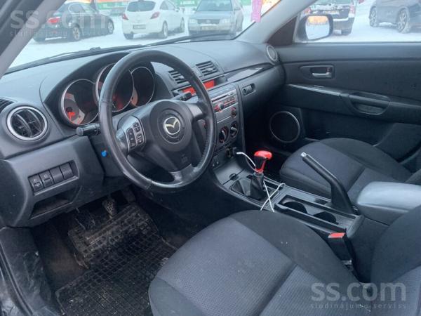 Melns Mazda 3 2007 Tukums, ar dzinēja tilpumu 1.60 L un nobraukumu 320 tūkst. km par 925 €, foto 5 vietnē AUTOMOTO.COM.LV