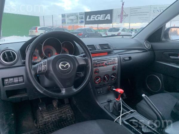 Melns Mazda 3 2007 Tukums, ar dzinēja tilpumu 1.60 L un nobraukumu 320 tūkst. km par 925 €, foto 6 vietnē AUTOMOTO.COM.LV