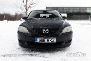 Melns Mazda 3 2007 Tallina, ar dzinēja tilpumu 1.60 L un nobraukumu 129 tūkst. km par 2998 €, foto  vietnē AUTOMOTO.COM.LV