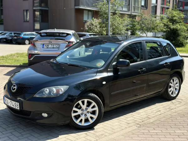 Melns Mazda 3 2007 Rīga, ar dzinēja tilpumu 1.60 L un nobraukumu 230 tūkst. km par 990 €, foto 1 vietnē AUTOMOTO.COM.LV