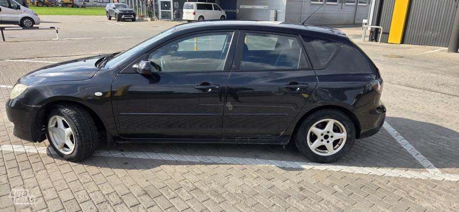 Melns Mazda 3 2007 Šauļi, ar dzinēja tilpumu 1.60 L un nobraukumu 163 tūkst. km par 750 €, foto 1 vietnē AUTOMOTO.COM.LV