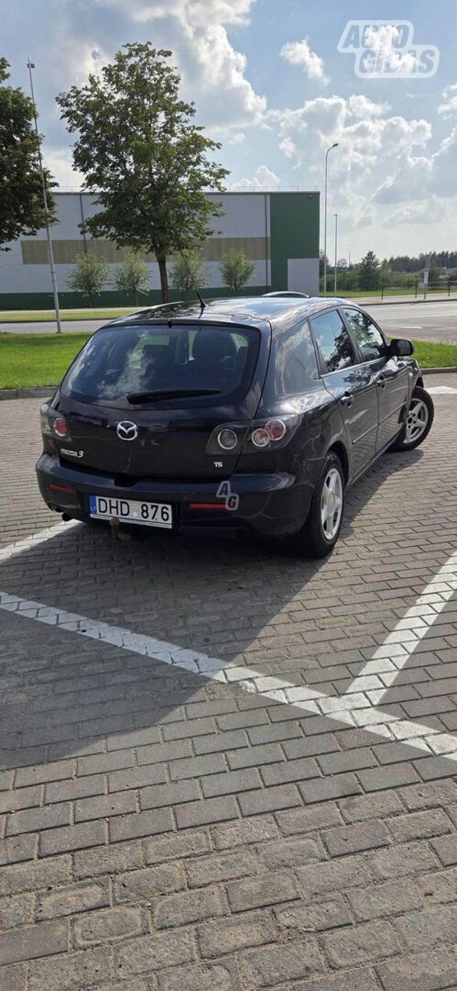 Melns Mazda 3 2007 Šauļi, ar dzinēja tilpumu 1.60 L un nobraukumu 163 tūkst. km par 750 €, foto 9 vietnē AUTOMOTO.COM.LV