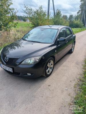 Черный Мазда 3 2007 в Кретинга, объемом двигателя 1.60 л и пробегом 225 тыс. км за 2200 €, фото  на AUTOMOTO.COM.LV