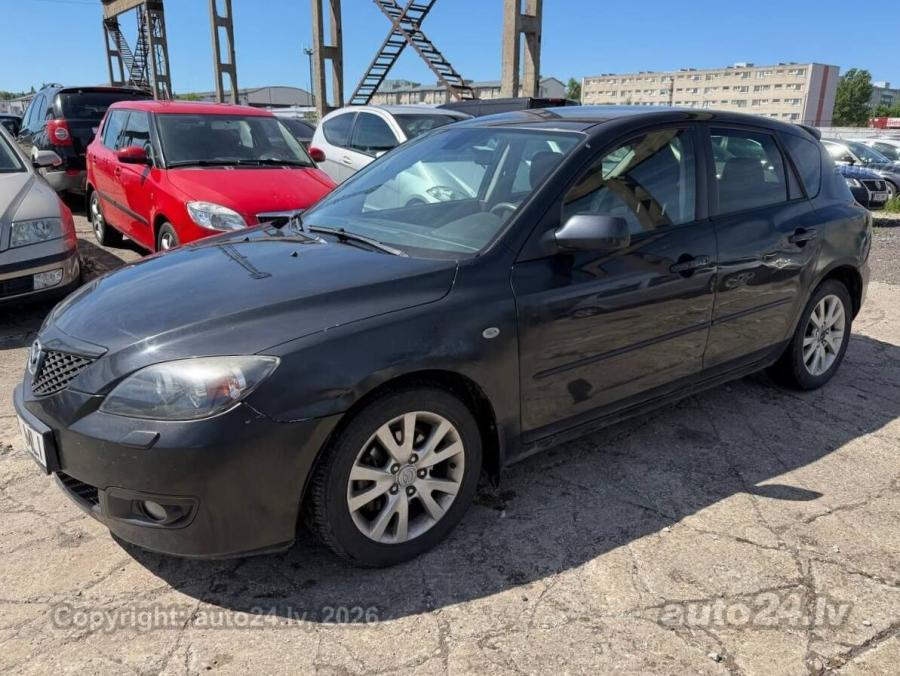 Черный Мазда 3 2008 в Таллин, объемом двигателя 1.60 л и пробегом 253 тыс. км за 799 €, фото 3 на AUTOMOTO.COM.LV