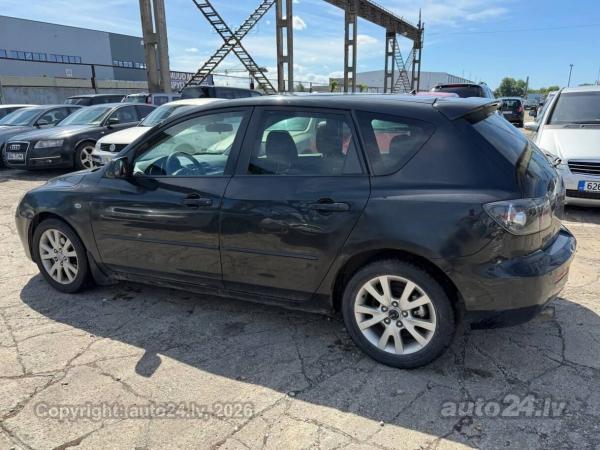 Black Mazda 3 2008 in Tallinn, with an engine capacity of 1.60 L and mileage of 253 thousand km for 799 €, photo 4 on AUTOMOTO.COM.LV
