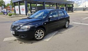 Черный Мазда 3 2008 в Клайпеда, объемом двигателя 1.60 л и пробегом 169 тыс. км за 1250 €, фото  на AUTOMOTO.COM.LV