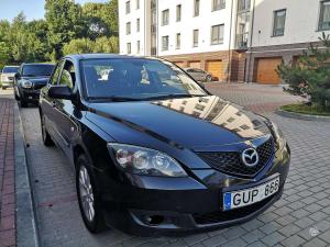 Черный Мазда 3 2008 в Клайпеда, объемом двигателя 1.60 л и пробегом 160 тыс. км за 2500 €, фото  на AUTOMOTO.COM.LV