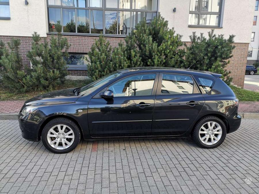 Melns Mazda 3 2008 Klaipėda, ar dzinēja tilpumu 1.60 L un nobraukumu 160 tūkst. km par 2500 €, foto 5 vietnē AUTOMOTO.COM.LV