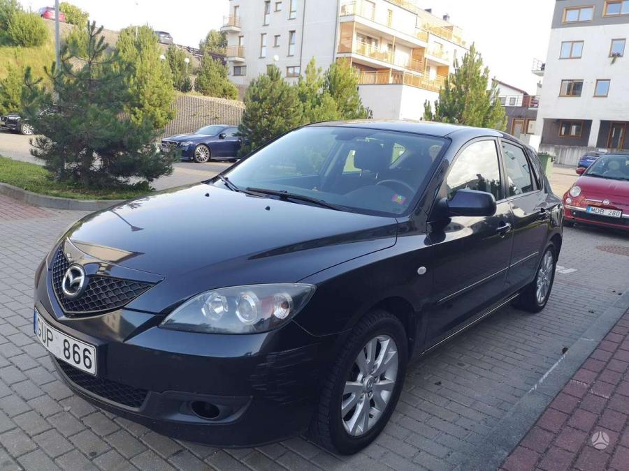 Melns Mazda 3 2008 Klaipėda, ar dzinēja tilpumu 1.60 L un nobraukumu 160 tūkst. km par 2500 €, foto 8 vietnē AUTOMOTO.COM.LV