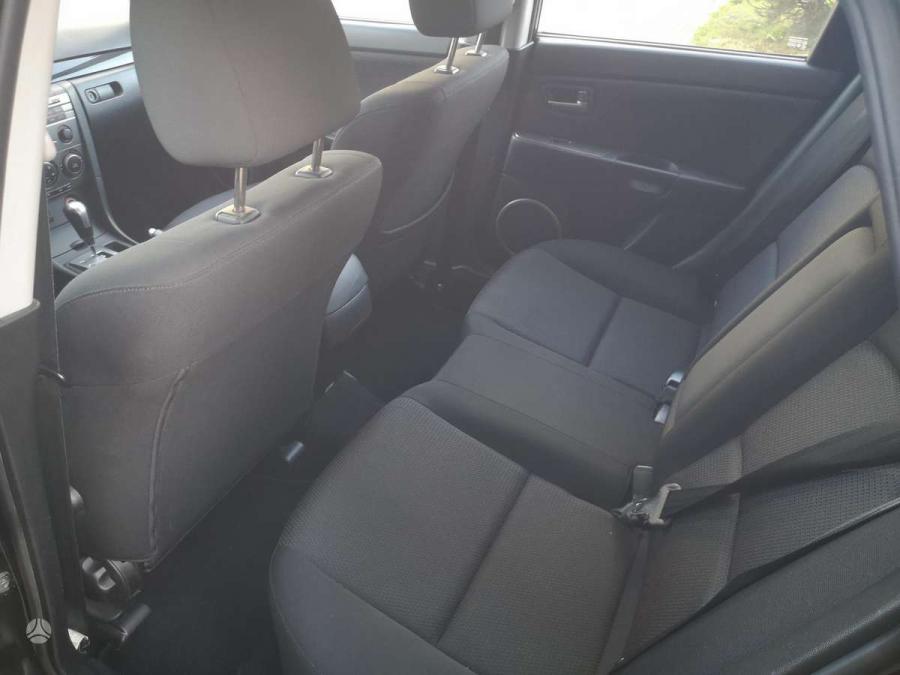 Melns Mazda 3 2008 Klaipėda, ar dzinēja tilpumu 1.60 L un nobraukumu 160 tūkst. km par 2500 €, foto 14 vietnē AUTOMOTO.COM.LV