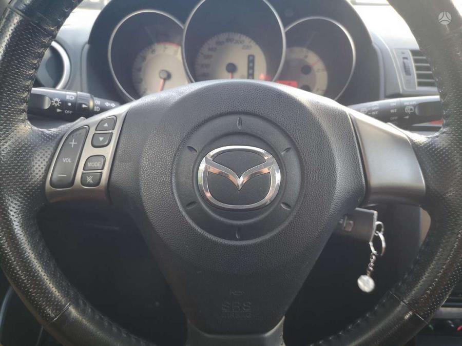 Melns Mazda 3 2008 Klaipėda, ar dzinēja tilpumu 1.60 L un nobraukumu 160 tūkst. km par 2500 €, foto 18 vietnē AUTOMOTO.COM.LV