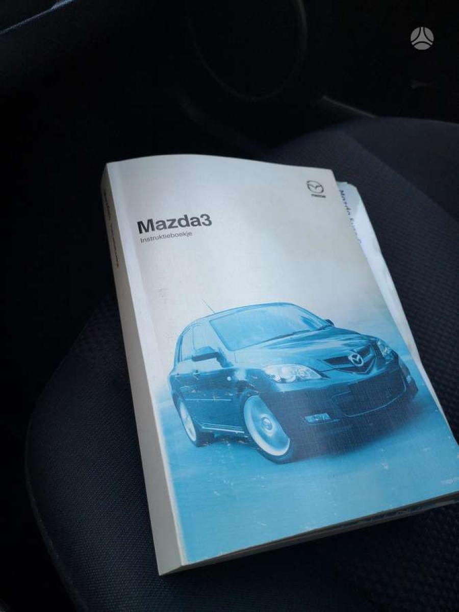 Melns Mazda 3 2008 Klaipėda, ar dzinēja tilpumu 1.60 L un nobraukumu 160 tūkst. km par 2500 €, foto 23 vietnē AUTOMOTO.COM.LV