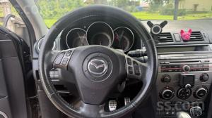 Black Mazda 3 2008 in Riga, with an engine capacity of 2.00 L and mileage of 267 thousand km for 2300 €, photo 4 on AUTOMOTO.COM.LV
