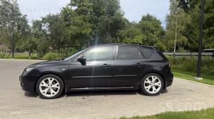 Black Mazda 3 2008 in Riga, with an engine capacity of 2.00 L and mileage of 267 thousand km for 2300 €, photo 12 on AUTOMOTO.COM.LV