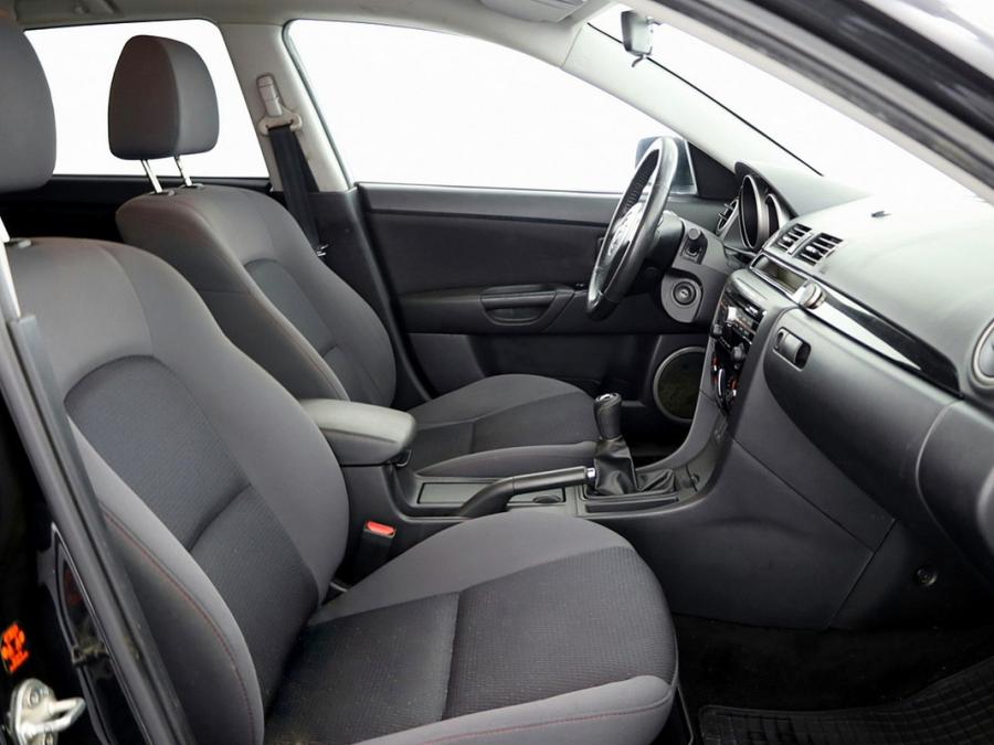 Melns Mazda 3 2008 Tallina, ar dzinēja tilpumu 1.60 L un nobraukumu 209 tūkst. km par 799 €, foto 14 vietnē AUTOMOTO.COM.LV