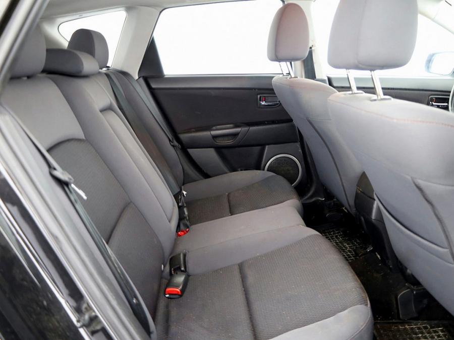 Melns Mazda 3 2008 Tallina, ar dzinēja tilpumu 1.60 L un nobraukumu 209 tūkst. km par 799 €, foto 15 vietnē AUTOMOTO.COM.LV