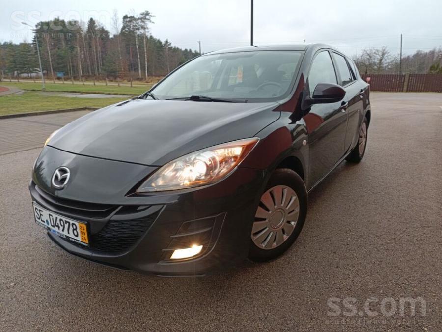 Melns Mazda 3 2009 Rēzekne, ar dzinēja tilpumu 1.60 L un nobraukumu 0 tūkst. km par 3200 €, foto 2 vietnē AUTOMOTO.COM.LV