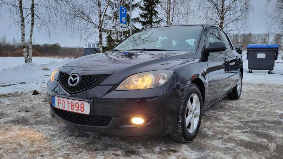 Melns Mazda 3 2009 Šauļi, ar dzinēja tilpumu 1.56 L un nobraukumu 233 tūkst. km par 2149 €, foto 3 vietnē AUTOMOTO.COM.LV