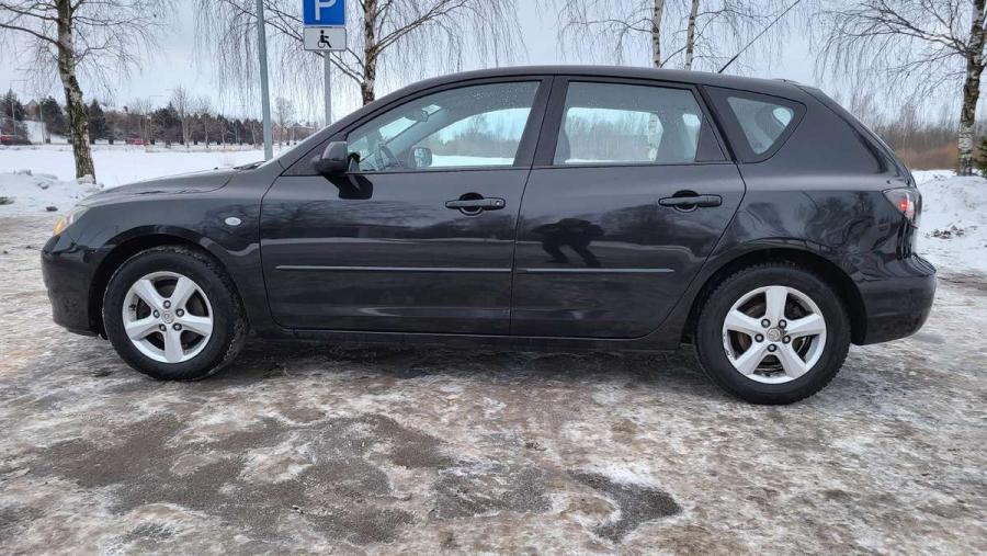 Melns Mazda 3 2009 Šauļi, ar dzinēja tilpumu 1.56 L un nobraukumu 233 tūkst. km par 2149 €, foto 5 vietnē AUTOMOTO.COM.LV