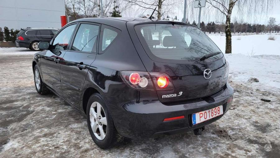 Melns Mazda 3 2009 Šauļi, ar dzinēja tilpumu 1.56 L un nobraukumu 233 tūkst. km par 2149 €, foto 6 vietnē AUTOMOTO.COM.LV