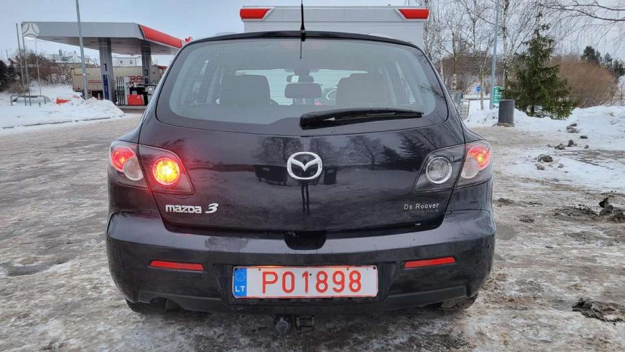 Melns Mazda 3 2009 Šauļi, ar dzinēja tilpumu 1.56 L un nobraukumu 233 tūkst. km par 2149 €, foto 7 vietnē AUTOMOTO.COM.LV