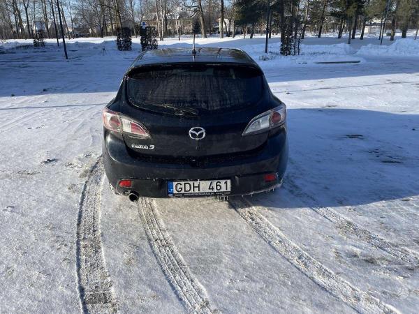 Melns Mazda 3 2009 Viļņa, ar dzinēja tilpumu 2.18 L un nobraukumu 209 tūkst. km par 2450 €, foto 5 vietnē AUTOMOTO.COM.LV