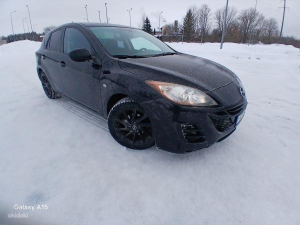 Black Mazda 3 2010 in Tallinn, with an engine capacity of 1.60 L and mileage of 241 thousand km for 2900 €, photo 9 on AUTOMOTO.COM.LV