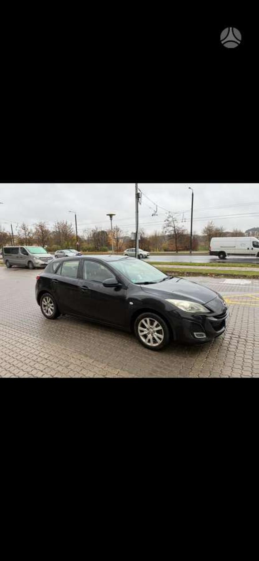 Черный Мазда 3 2010 в Вильнюс, объемом двигателя 2.00 л и пробегом 192 тыс. км за 2200 €, фото 3 на AUTOMOTO.COM.LV