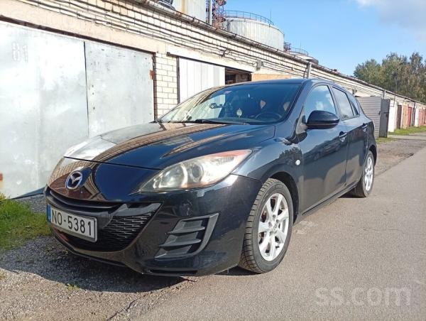 Черный Мазда 3 2010 в Рига, объемом двигателя 1.60 л и пробегом 269 тыс. км за 2650 €, фото 1 на AUTOMOTO.COM.LV