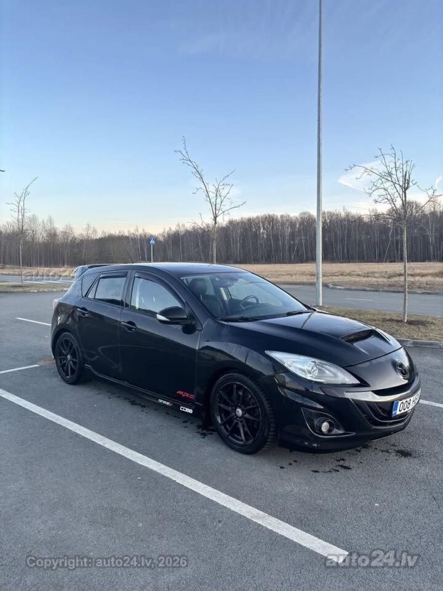 Black Mazda 3 2011 in Tallinn, with an engine capacity of 2.30 L and mileage of 0 thousand km for 7290 €, photo 1 on AUTOMOTO.COM.LV