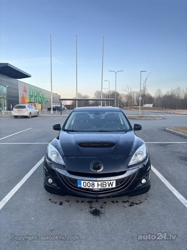 Black Mazda 3 2011 in Tallinn, with an engine capacity of 2.30 L and mileage of 0 thousand km for 7290 €, photo 2 on AUTOMOTO.COM.LV