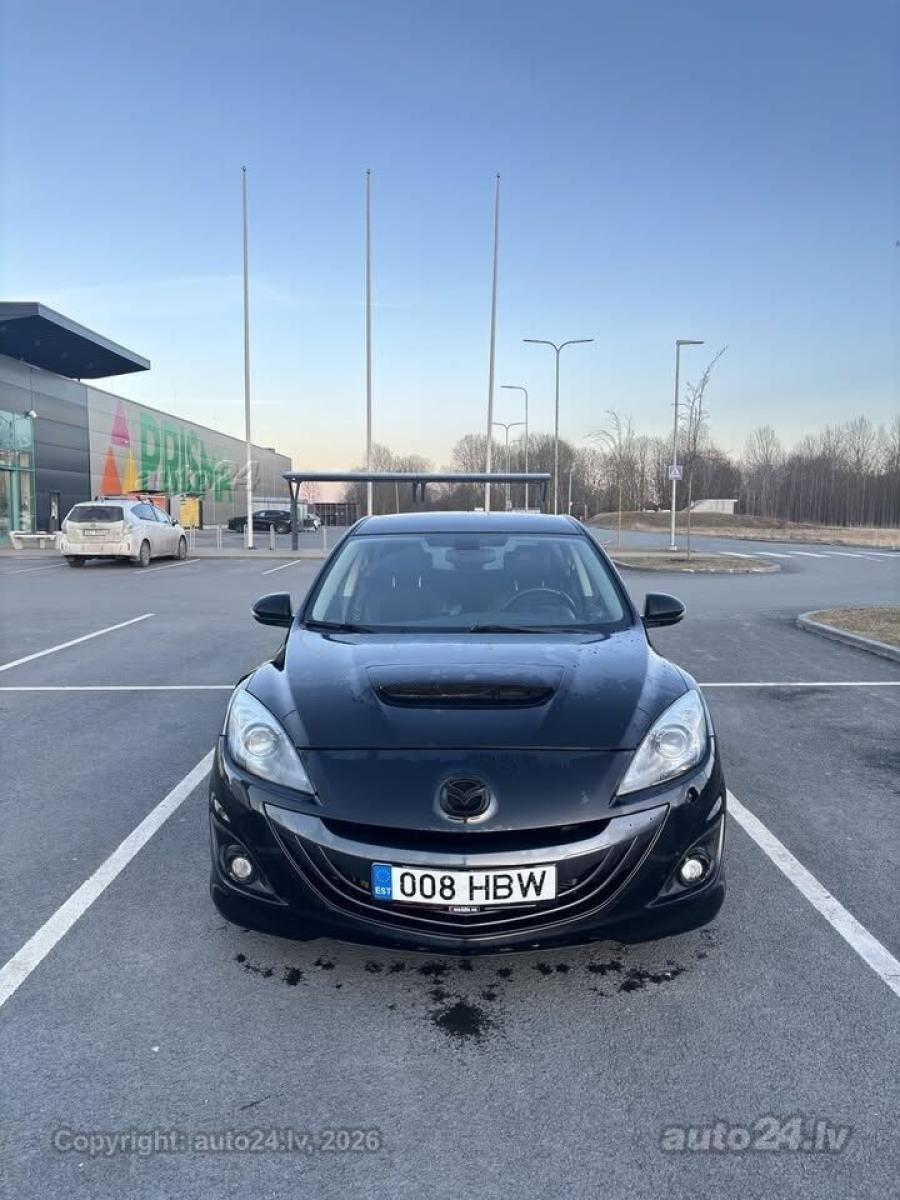 Black Mazda 3 2011 in Tallinn, with an engine capacity of 2.30 L and mileage of 0 thousand km for 7290 €, photo 3 on AUTOMOTO.COM.LV