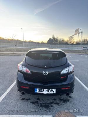 Black Mazda 3 2011 in Tallinn, with an engine capacity of 2.30 L and mileage of 0 thousand km for 7290 €, photo 5 on AUTOMOTO.COM.LV