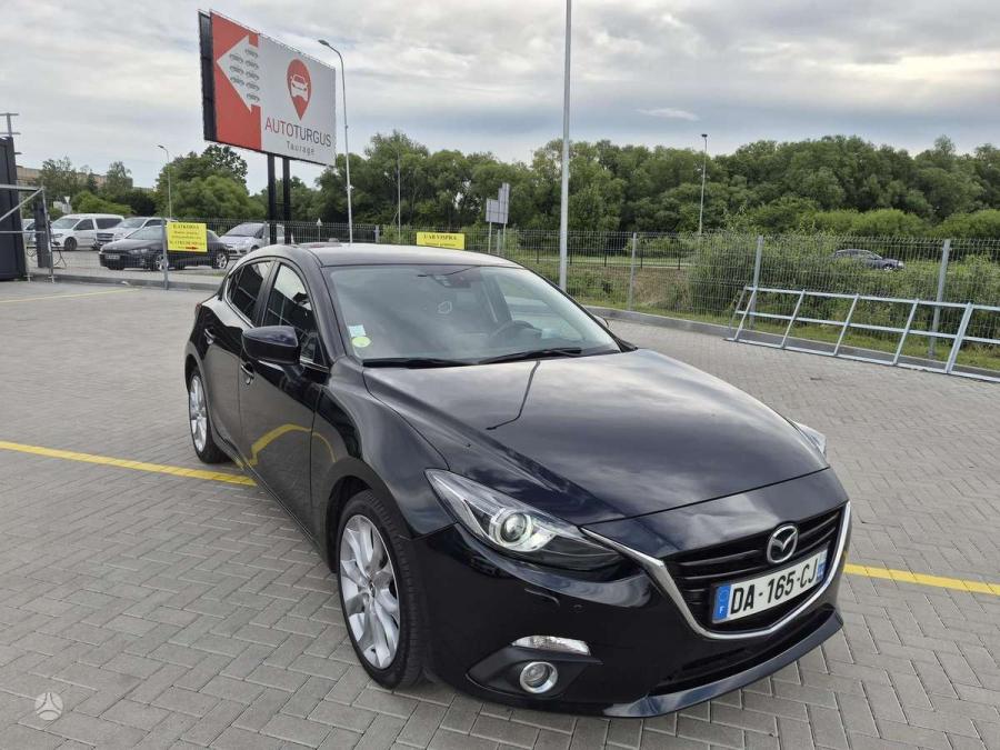 Melns Mazda 3 2013 Tauragė, ar dzinēja tilpumu 2.19 L un nobraukumu 177 tūkst. km par 4300 €, foto 4 vietnē AUTOMOTO.COM.LV