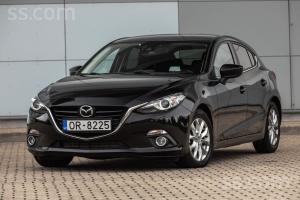 Melns Mazda 3 2014 Jūrmala, ar dzinēja tilpumu 2.20 L un nobraukumu 137 tūkst. km par 6500 €, foto  vietnē AUTOMOTO.COM.LV