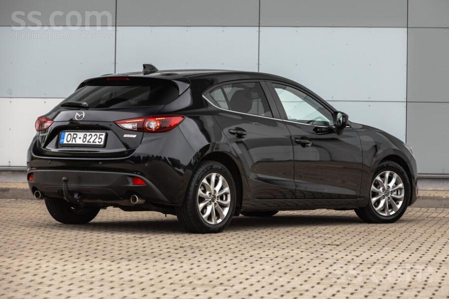 Melns Mazda 3 2014 Jūrmala, ar dzinēja tilpumu 2.20 L un nobraukumu 137 tūkst. km par 6500 €, foto 7 vietnē AUTOMOTO.COM.LV