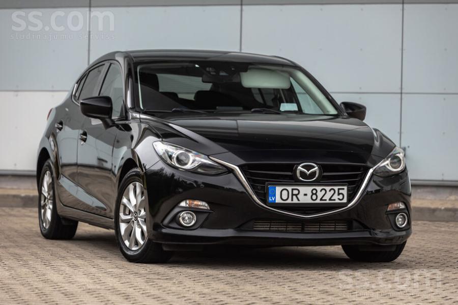 Black Mazda 3 2014 in Jelgava, with an engine capacity of 2.20 L and mileage of 136 thousand km for 6690 €, photo 3 on AUTOMOTO.COM.LV