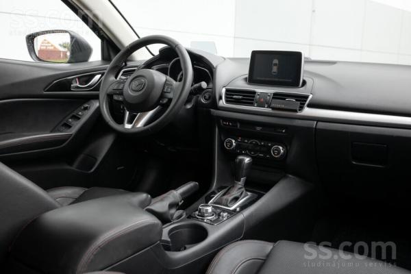 Mazda 3 2014 in Jelgava on AUTOMOTO.COM.LV Black Mazda 3 2014 in Jelgava, with an engine capacity of 2.20 L and mileage of 136 thousand km for 6690 €, photo 11 on AUTOMOTO.COM.LV