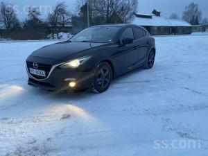 Black Mazda 3 2015 in Cesis, with an engine capacity of 2.20 L and mileage of 251 thousand km for 8500 €, photo 2 on AUTOMOTO.COM.LV