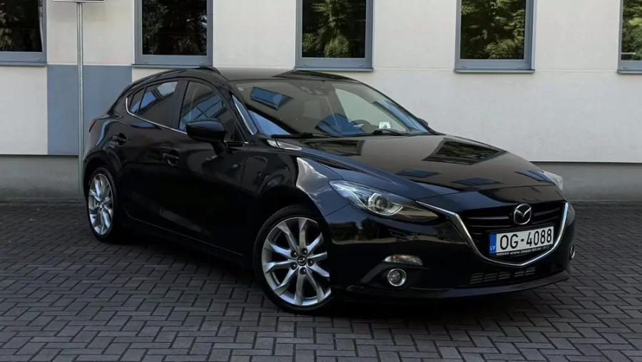 Melns Mazda 3 2015 Jelgava, ar dzinēja tilpumu 2.20 L un nobraukumu 143 tūkst. km par 7500 €, foto 3 vietnē AUTOMOTO.COM.LV