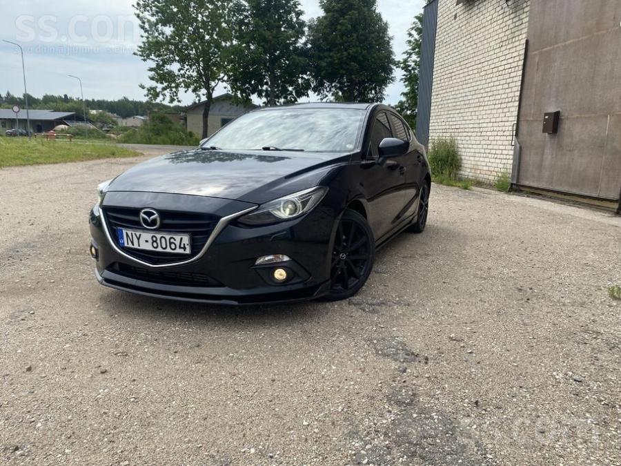 Melns Mazda 3 2015 Cēsis, ar dzinēja tilpumu 2.20 L un nobraukumu 258 tūkst. km par 5700 €, foto 3 vietnē AUTOMOTO.COM.LV