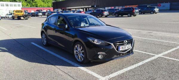 Melns Mazda 3 2016 Viļņa, ar dzinēja tilpumu 2.19 L un nobraukumu 133 tūkst. km par 6350 €, foto 1 vietnē AUTOMOTO.COM.LV