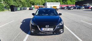 Black Mazda 3 2016 in Vilnius, with an engine capacity of 2.19 L and mileage of 133 thousand km for 6350 €, photo 3 on AUTOMOTO.COM.LV
