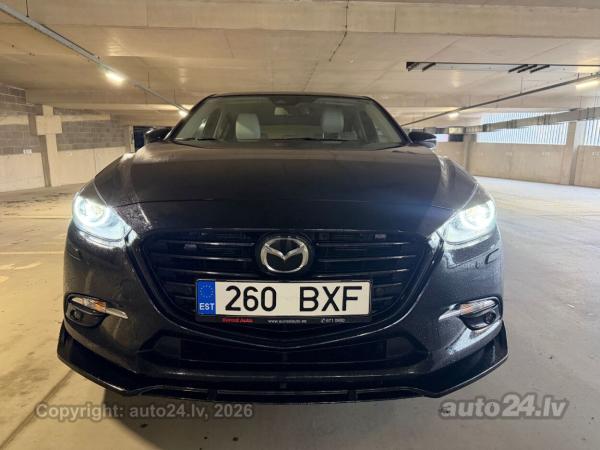 Black Mazda 3 2018 in Tallinn, with an engine capacity of 2.00 L and mileage of 37 thousand km for 12990 €, photo 3 on AUTOMOTO.COM.LV